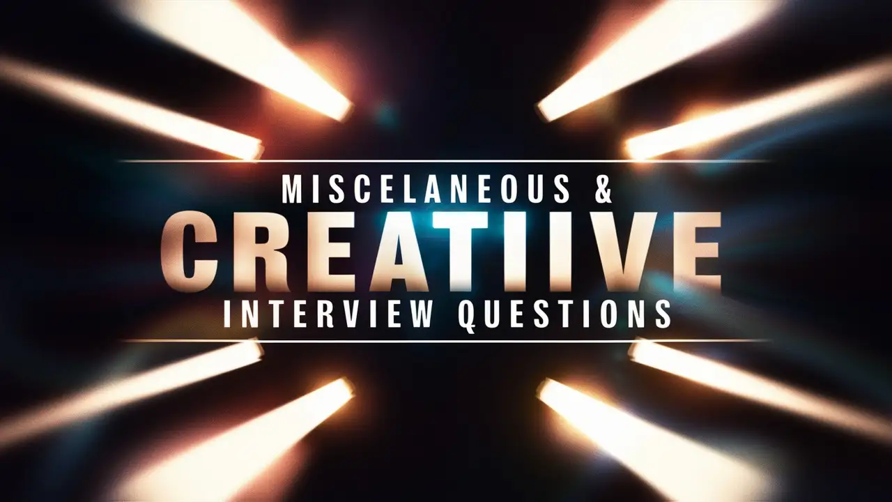 Miscellaneous & Creative Interview Questions | Gururo